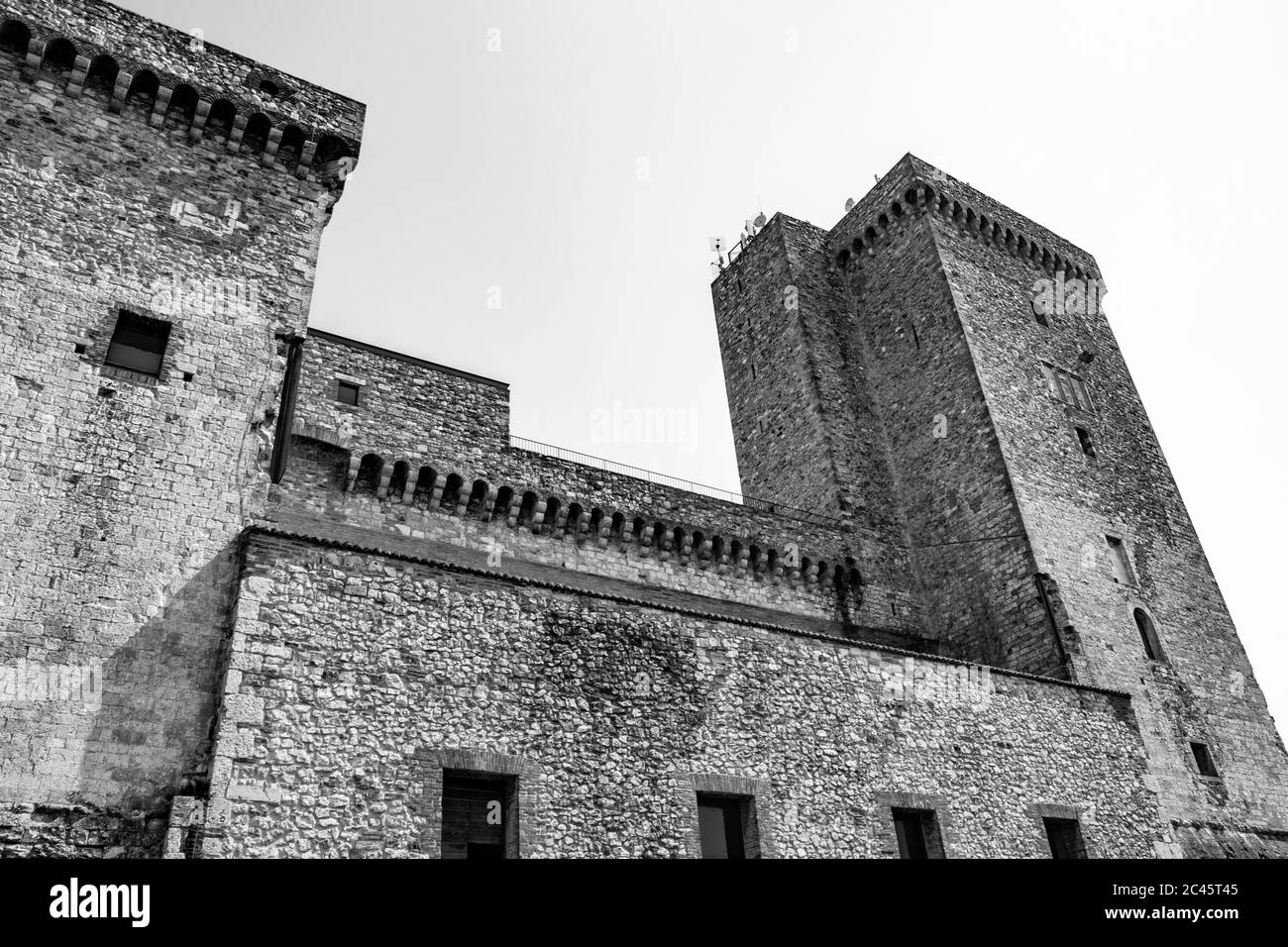 June 30, 2019 - Narni, Umbria, Terni, Italy - The medieval castle of ...