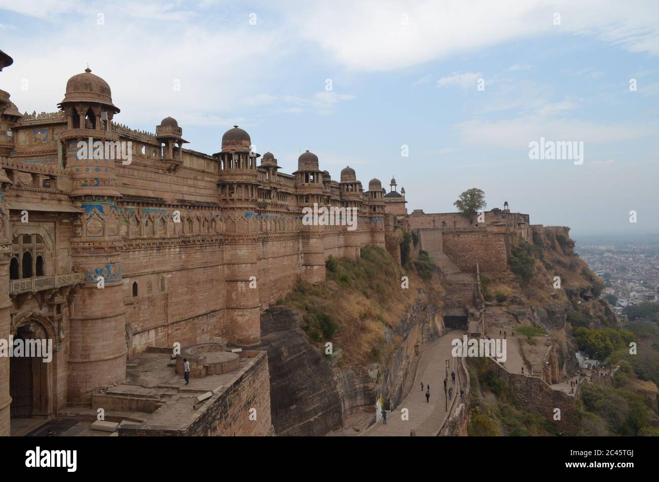 Gwalior Fort, Gwalior Stock Photo - Alamy