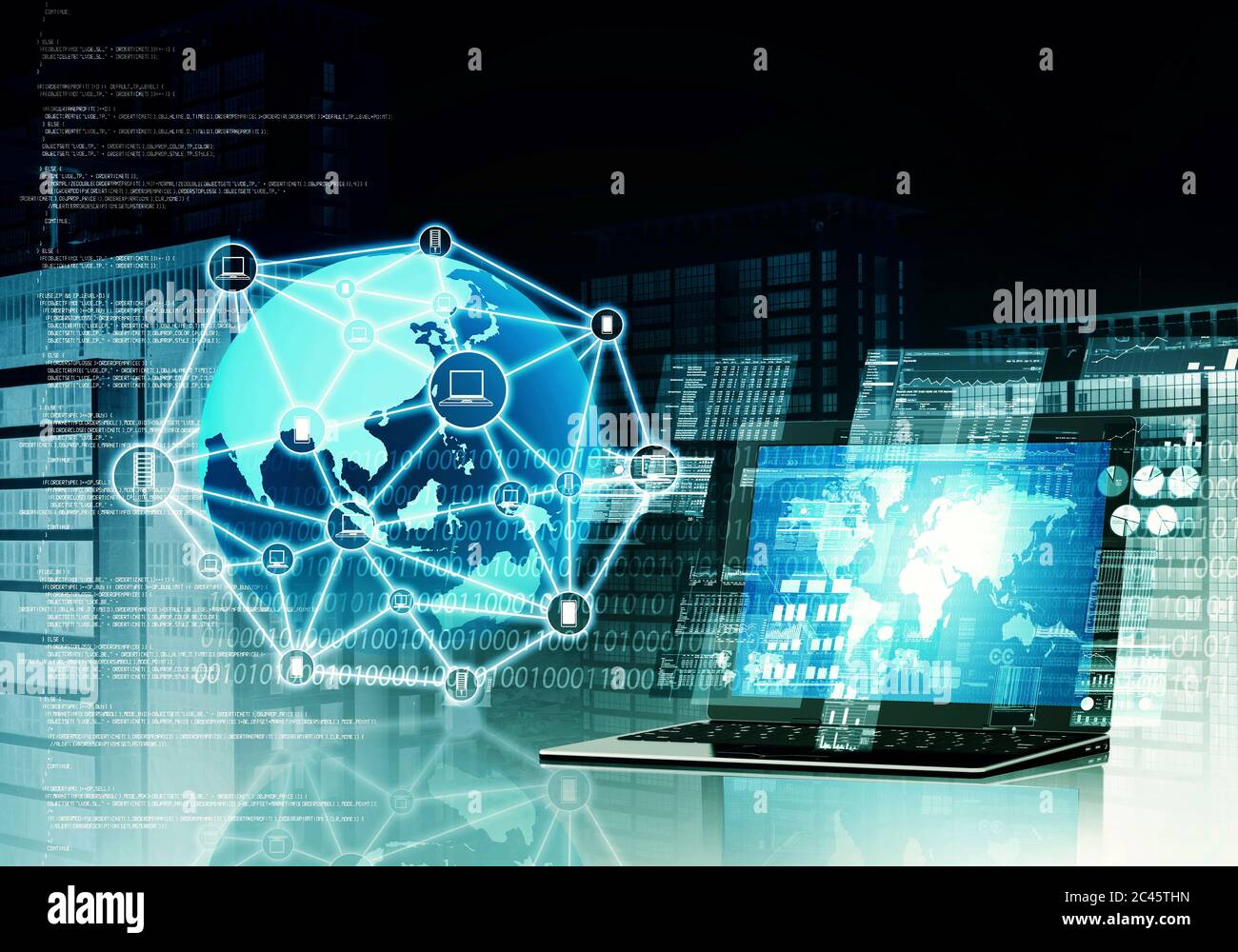 Internet Programming Concept Stock Photo - Alamy