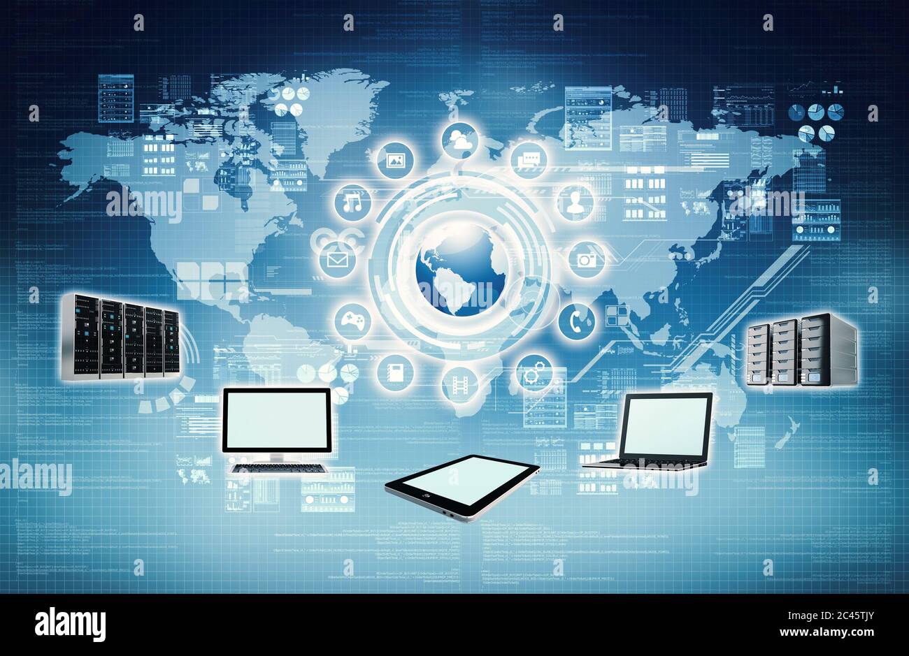 Internet Connection Concept Stock Photo - Alamy