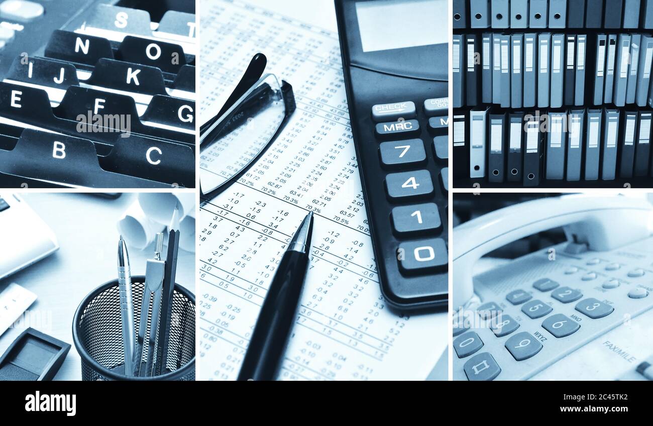 Business collage hi-res stock photography and images - Alamy