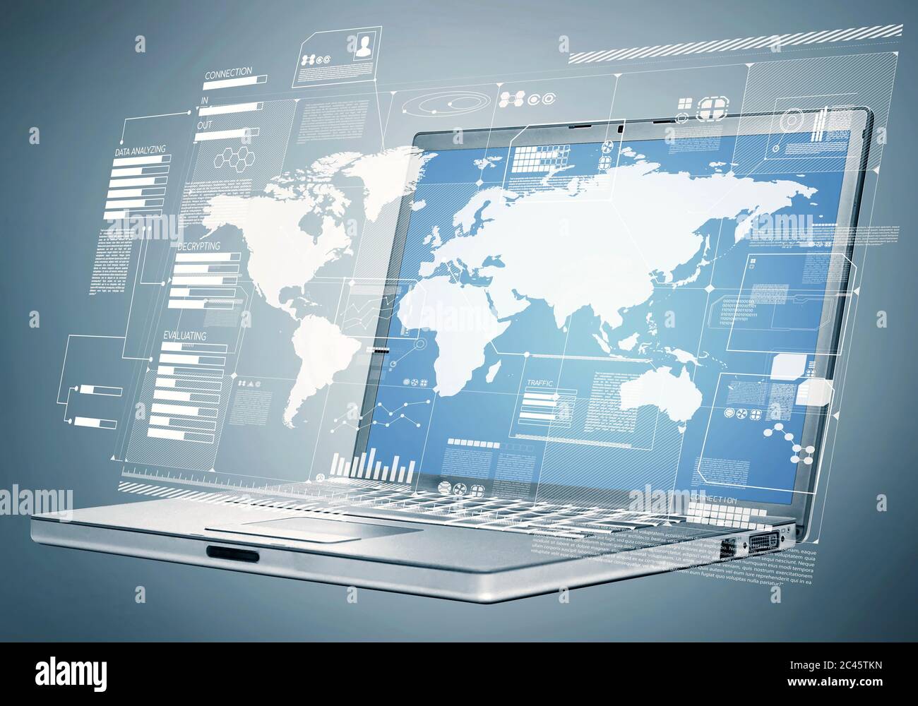 Internet information technology concept Stock Photo - Alamy