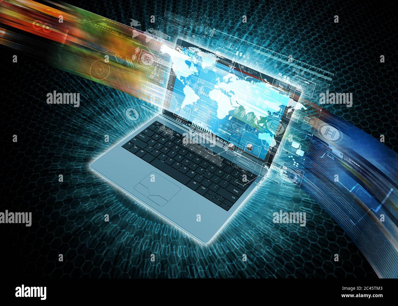 Internet and information technology concept Stock Photo - Alamy