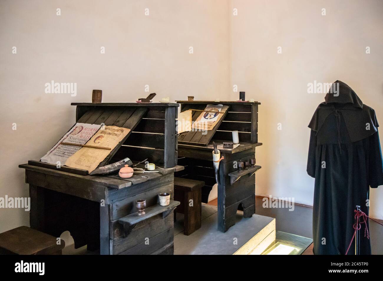 An interior view of monks house hi-res stock photography and images - Alamy