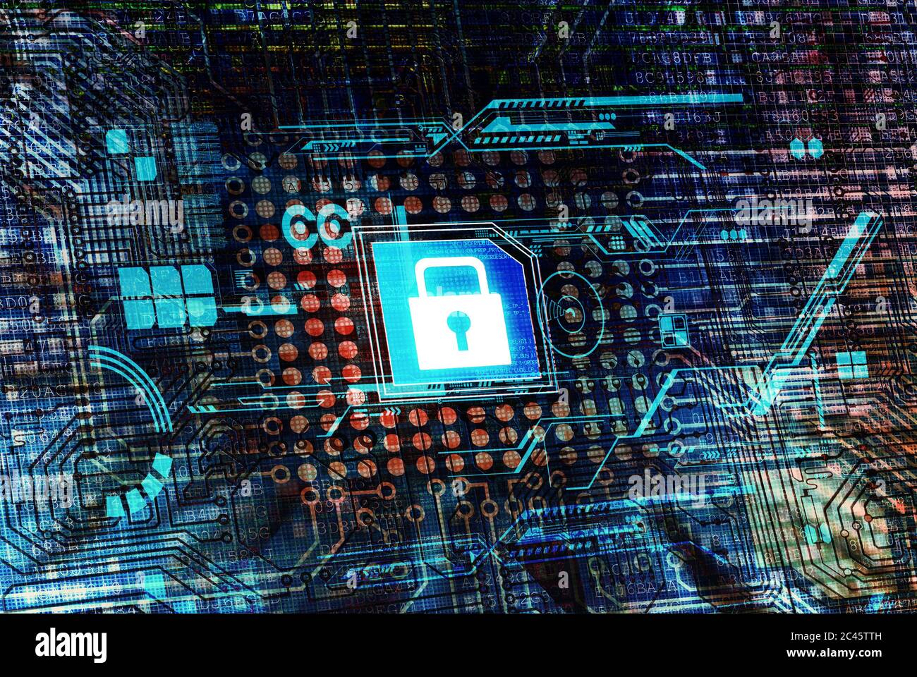 Secure data transmission hi-res stock photography and images - Alamy
