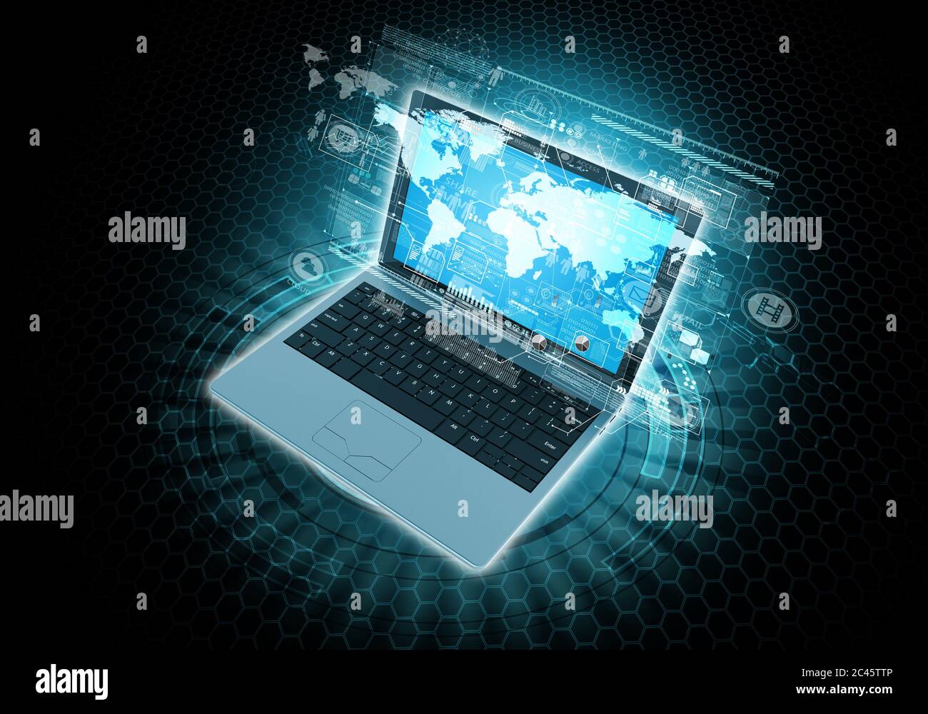 Internet and information technology concept Stock Photo - Alamy