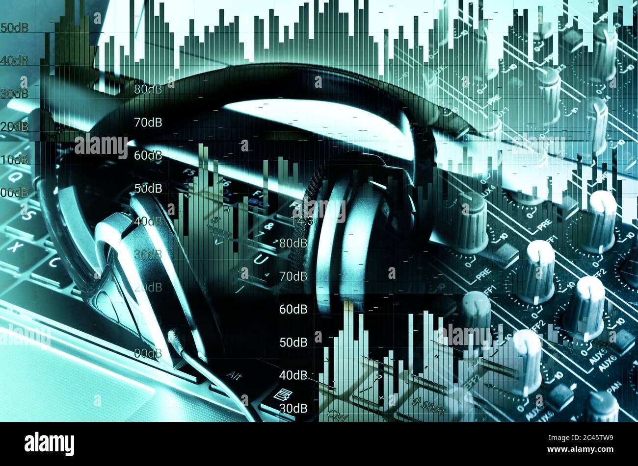 Digital music hi-res stock photography and images - Alamy