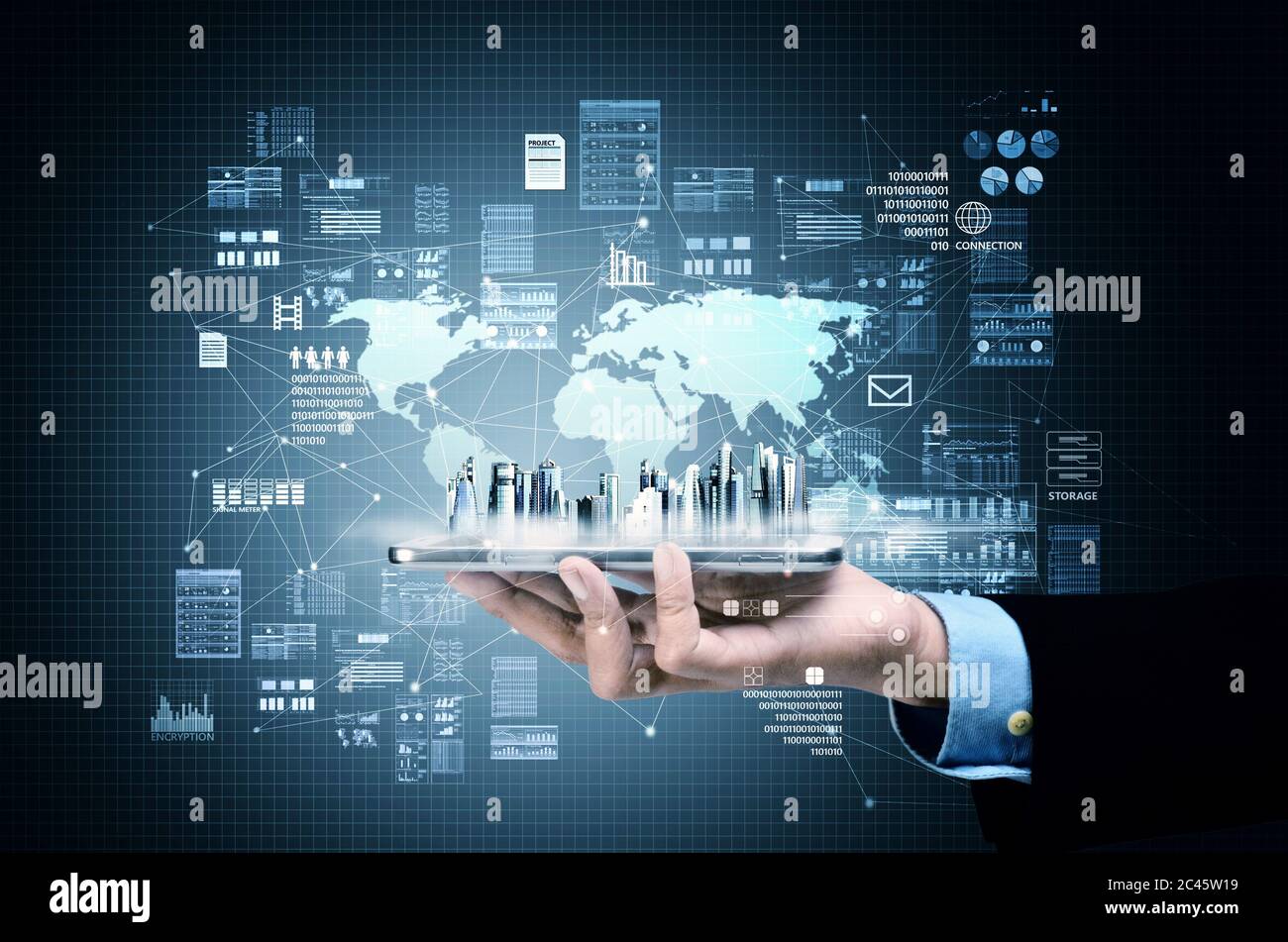 Commercial technology data hi-res stock photography and images - Alamy