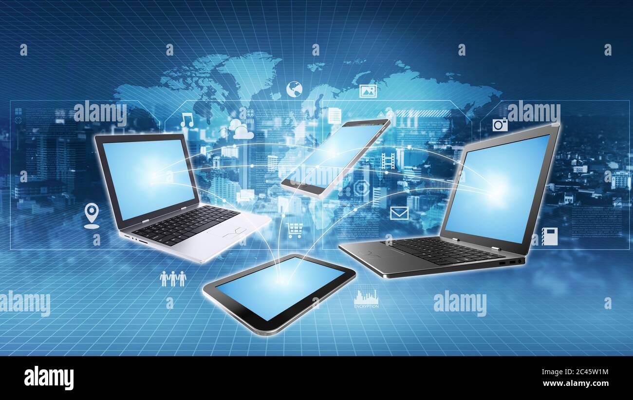 Internet information technology concept Stock Photo - Alamy