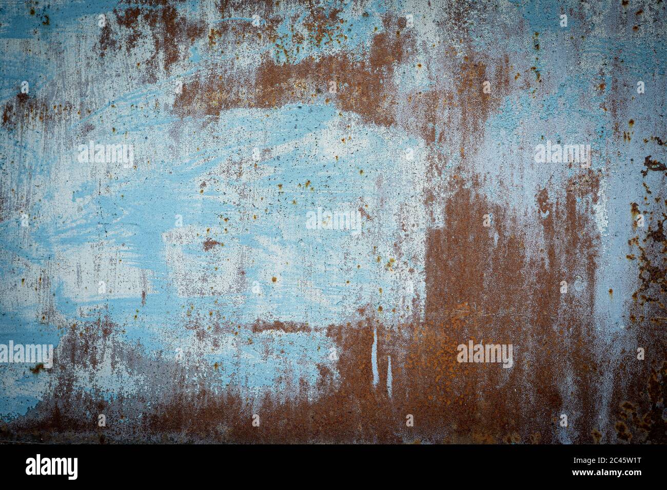 blue and turquoise background of rusty metal Stock Photo - Alamy