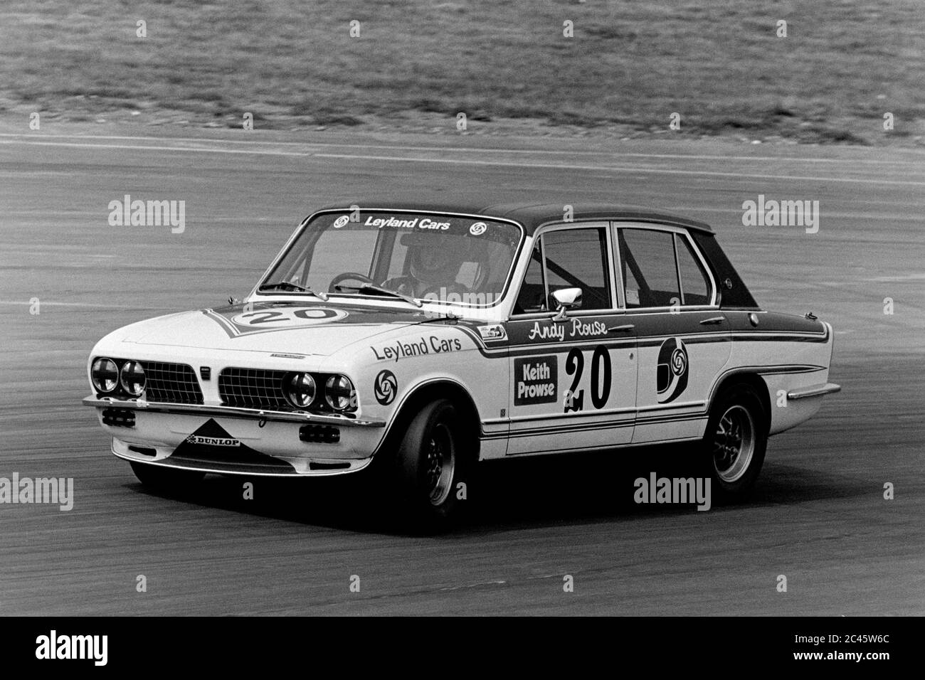 British touring car legend Andy Rouse at the wheel of his British ...