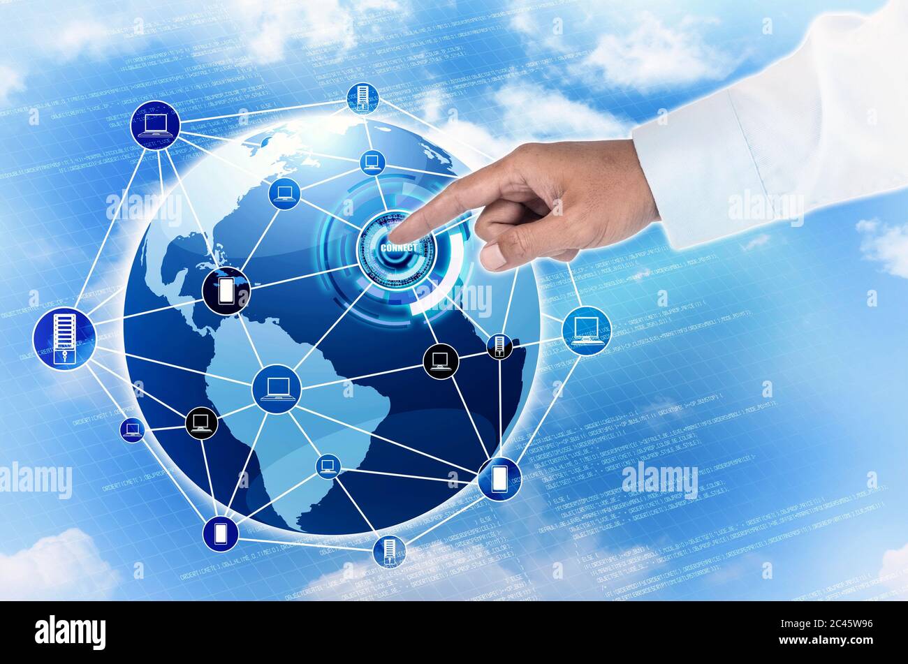 Internet globe connect hi-res stock photography and images - Alamy