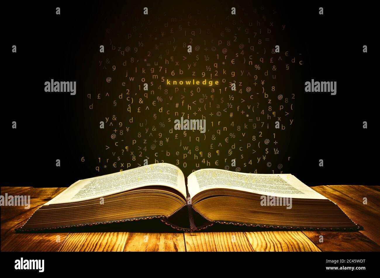 Book of Knowledge Stock Photo - Alamy