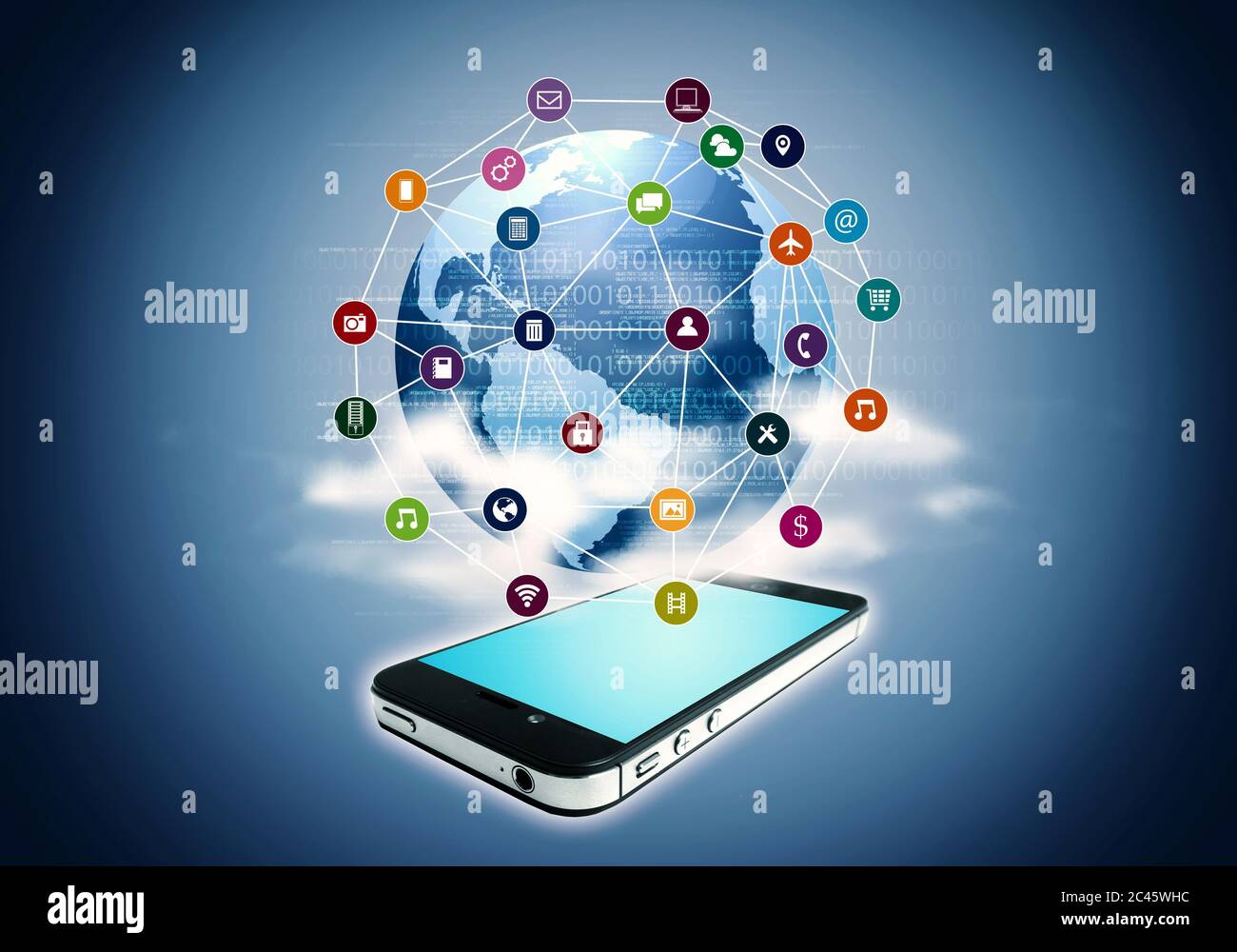 Smart Phone Application Stock Photo - Alamy