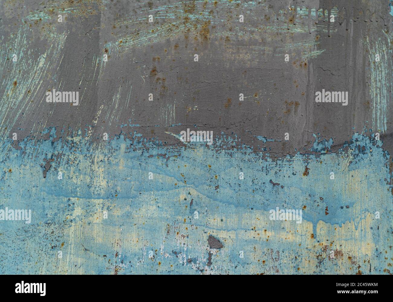 rusty metal background in blue tones Stock Photo - Alamy