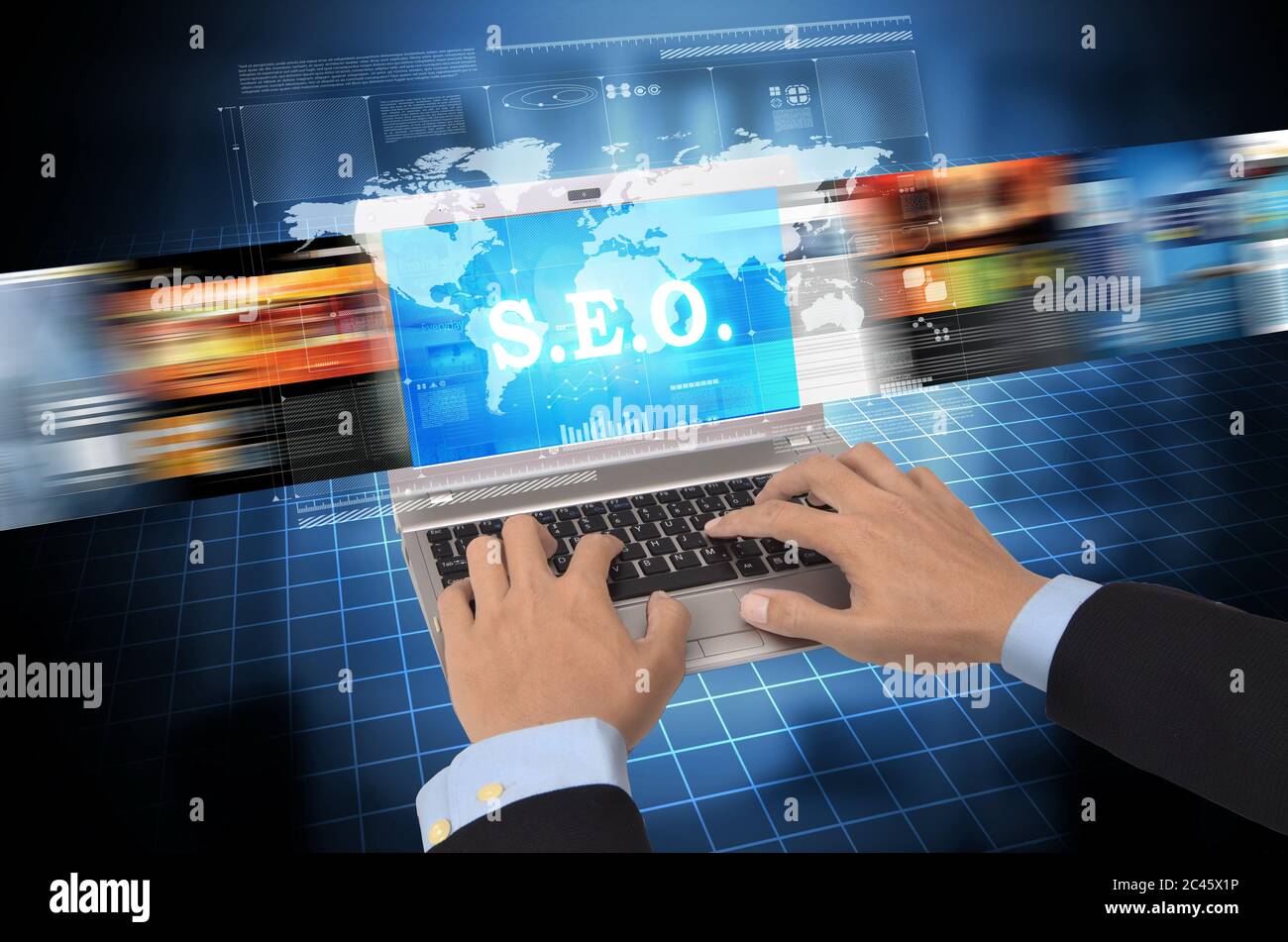 Internet and information technology concept Stock Photo - Alamy