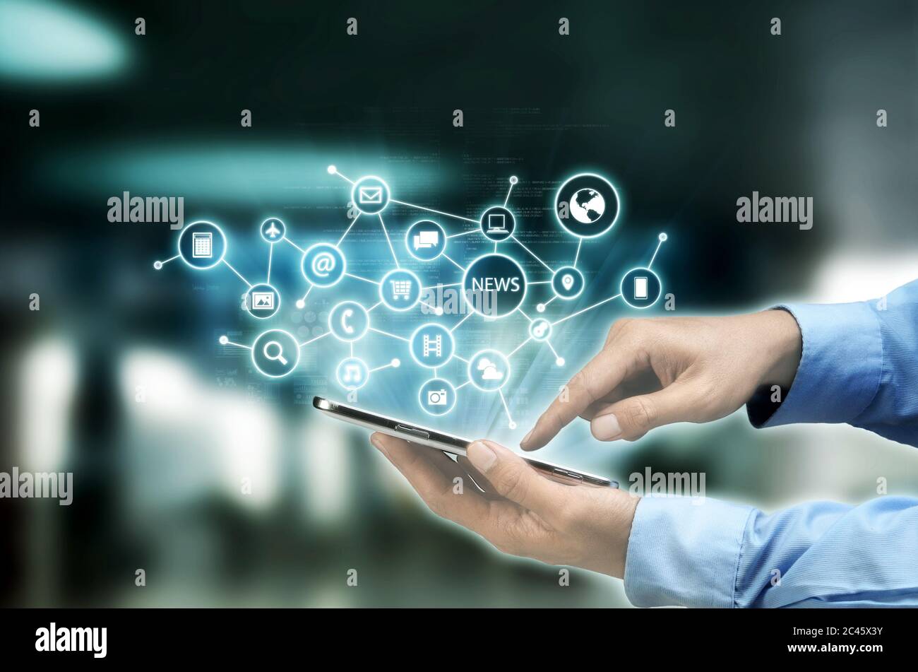 Internet and information technology concept Stock Photo - Alamy