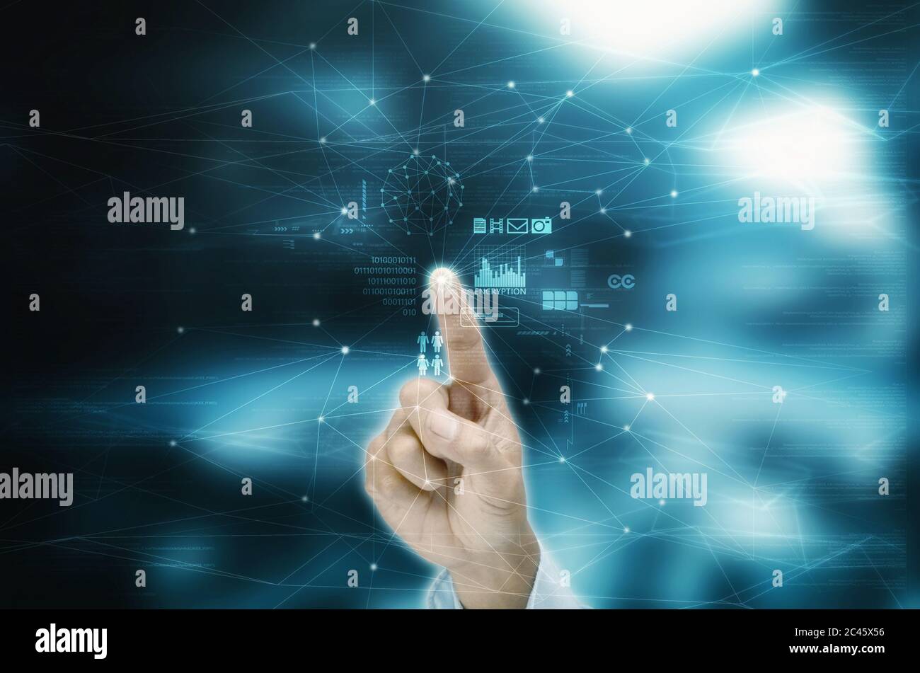 Internet Technology Information Stock Photo - Alamy
