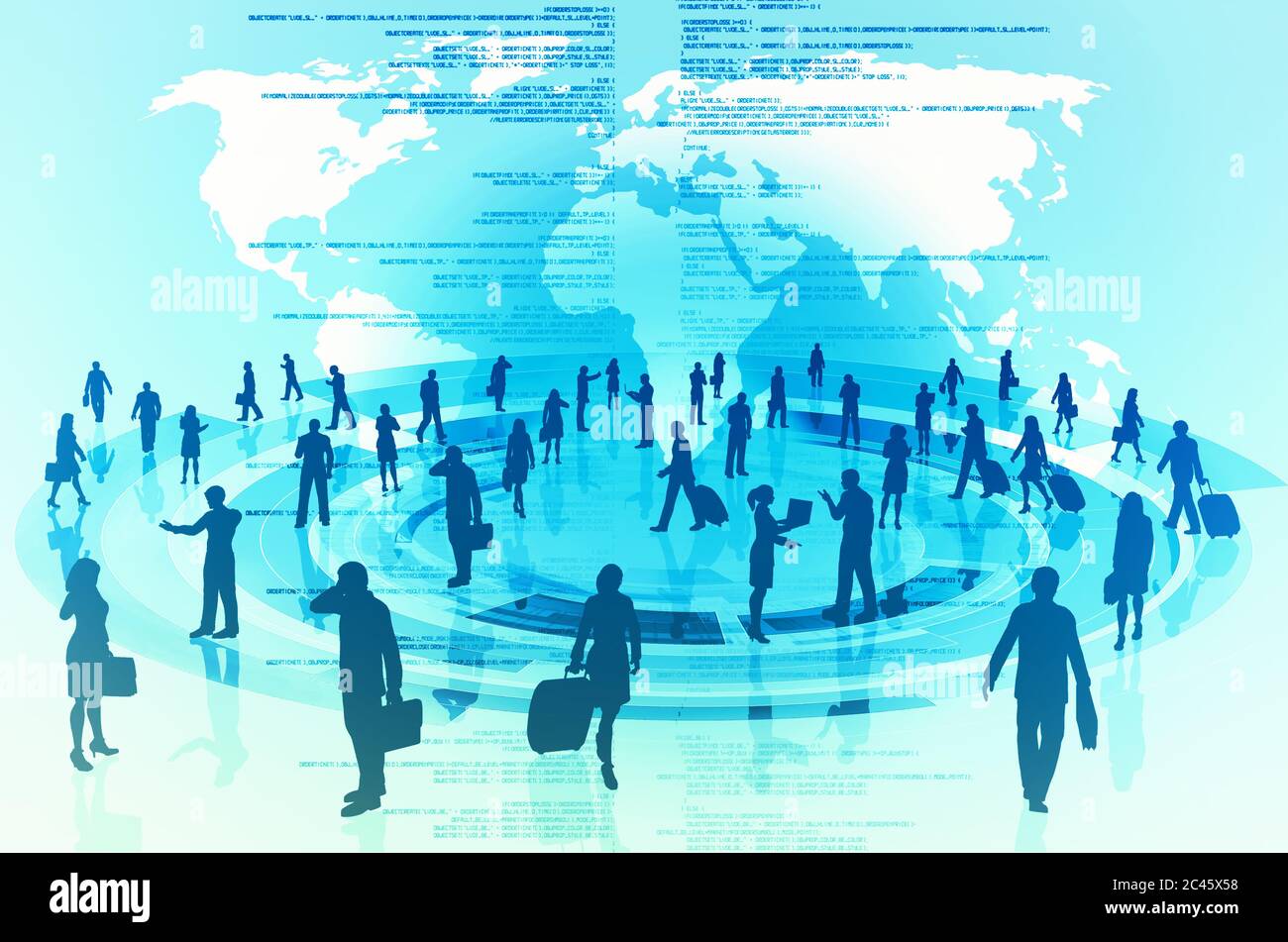 Internet Business People Stock Photo - Alamy