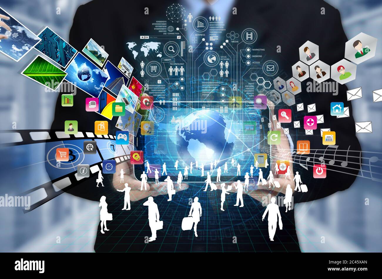 Multimedia hi-res stock photography and images - Alamy