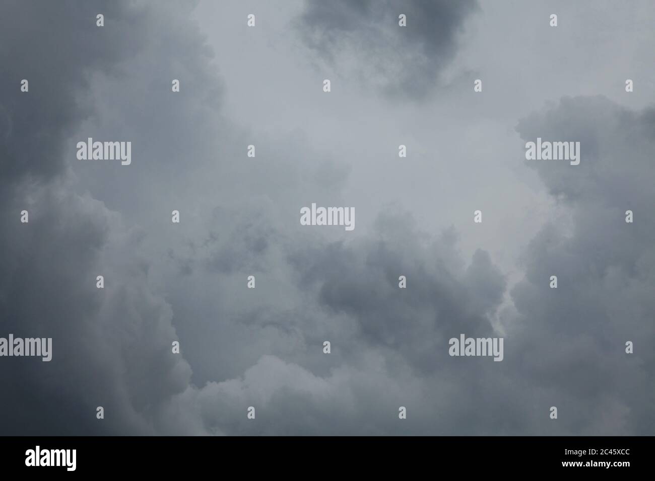 Rain clouds, texture, background. Gray sky and bad weather in spring ...