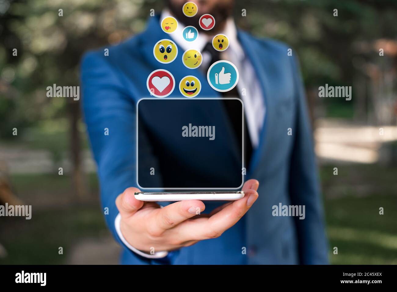 Social Media Digital Network Concepts Design Element Icons Illustration ...