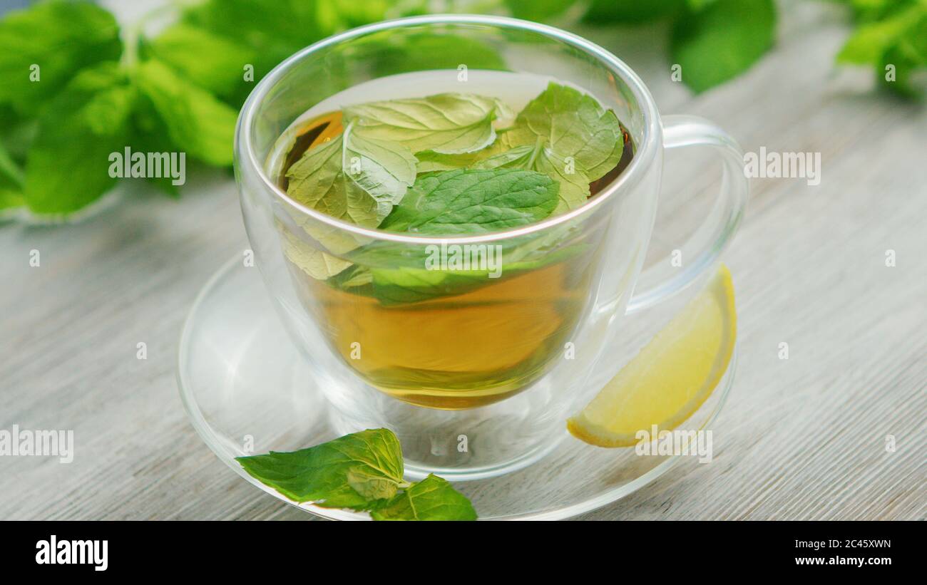 Cup delicious tea mint hi-res stock photography and images - Alamy