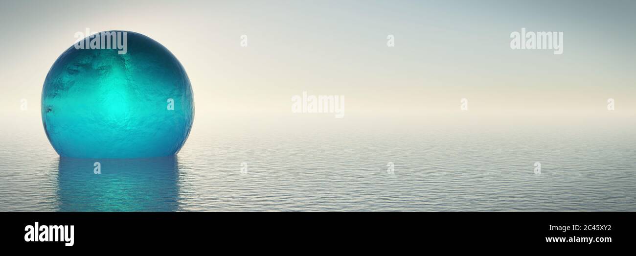 Sphere swimming in water hi-res stock photography and images - Alamy