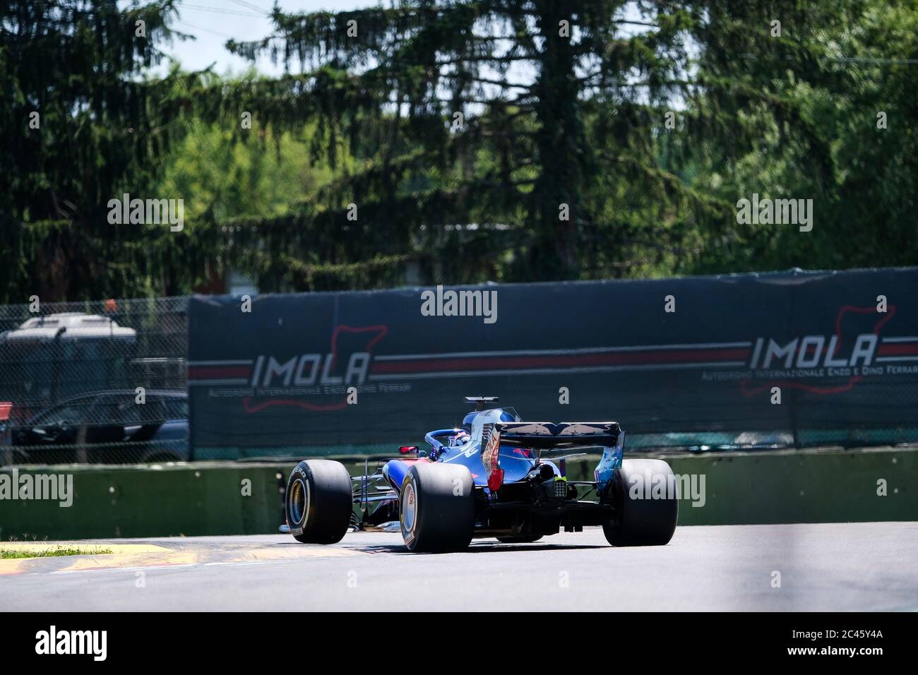 Imola, Italy. 24th June, 2020. daniil kvyat on the 2018 str13 toro ...