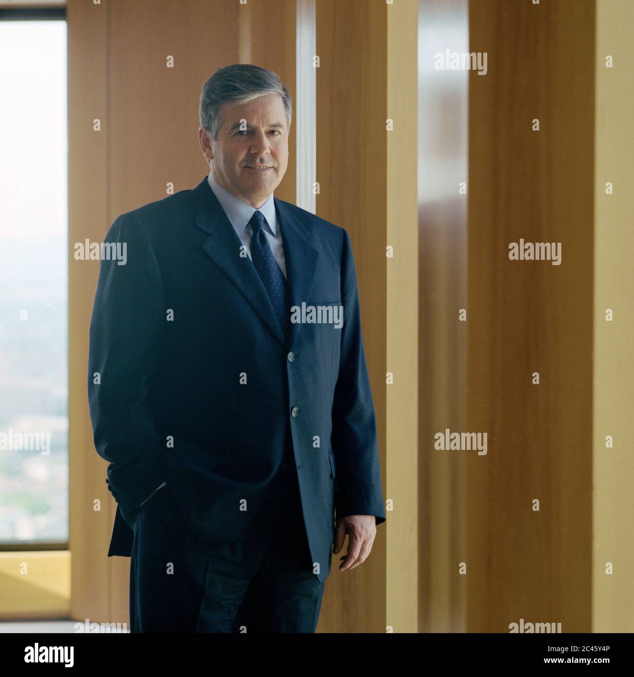 Josef Ackermann - CEO of Deutsche Bank Stock Photo - Alamy