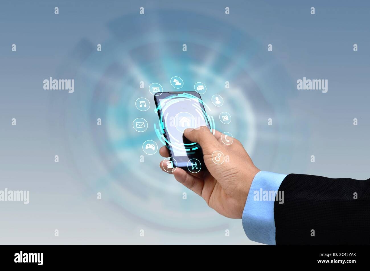 Internet on smartphone concept Stock Photo - Alamy