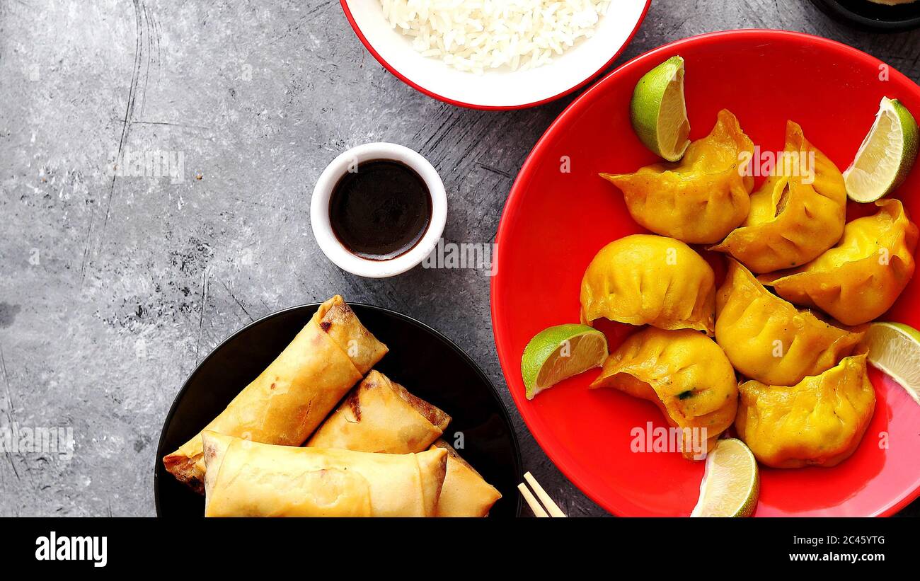 Chinese food table hi-res stock photography and images - Alamy