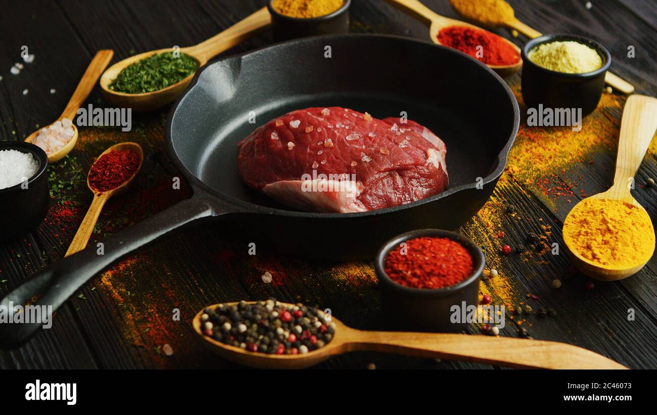 Raw meat assortment hi-res stock photography and images - Alamy