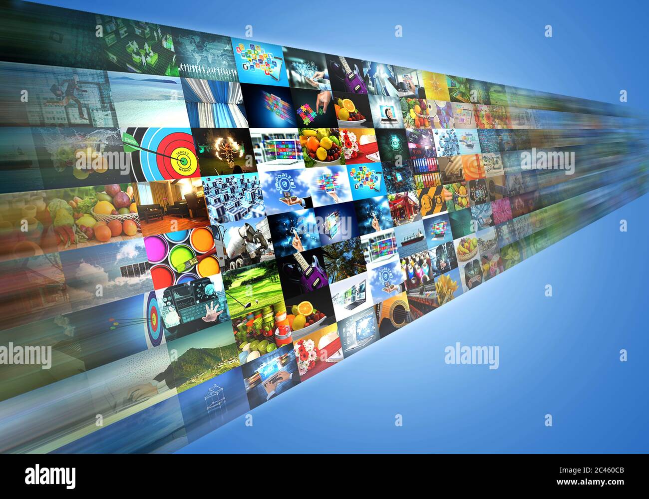Internet multimedia sharing and streaming entertainment Stock Photo - Alamy