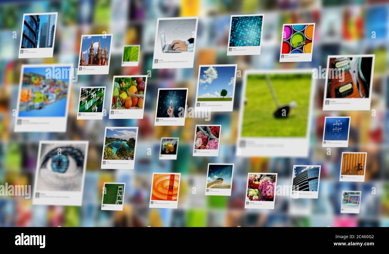 Internet Image and Picture sharing concept Stock Photo - Alamy