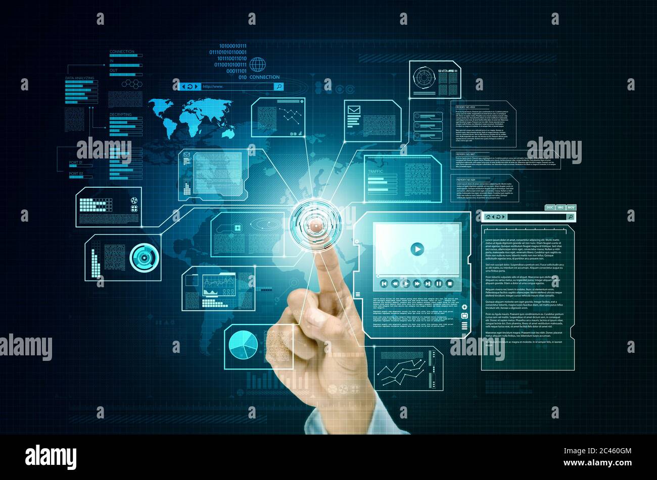 Internet Worldwide information Stock Photo - Alamy