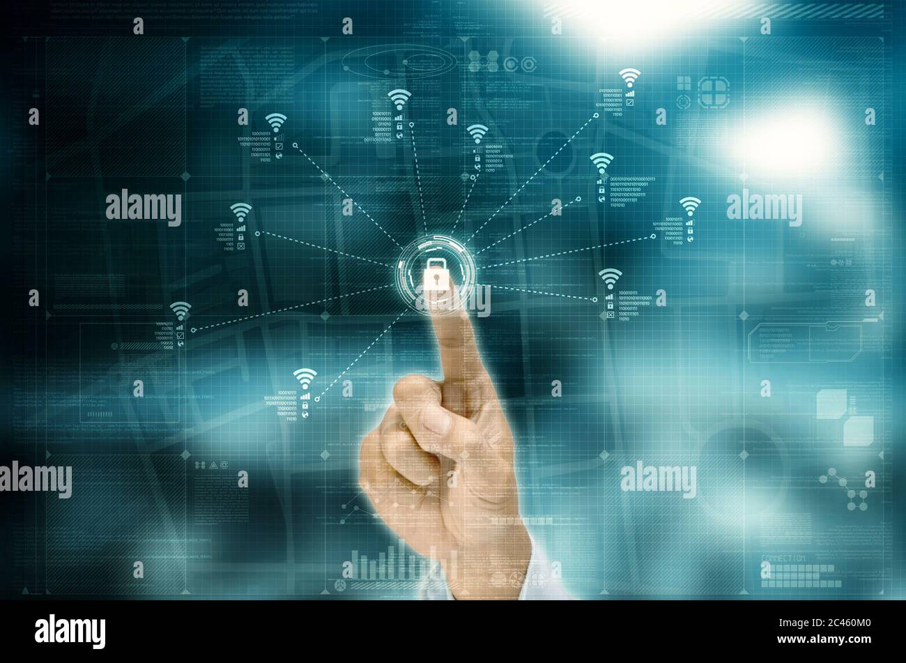 Wifi internet signal connection hi-res stock photography and images - Alamy