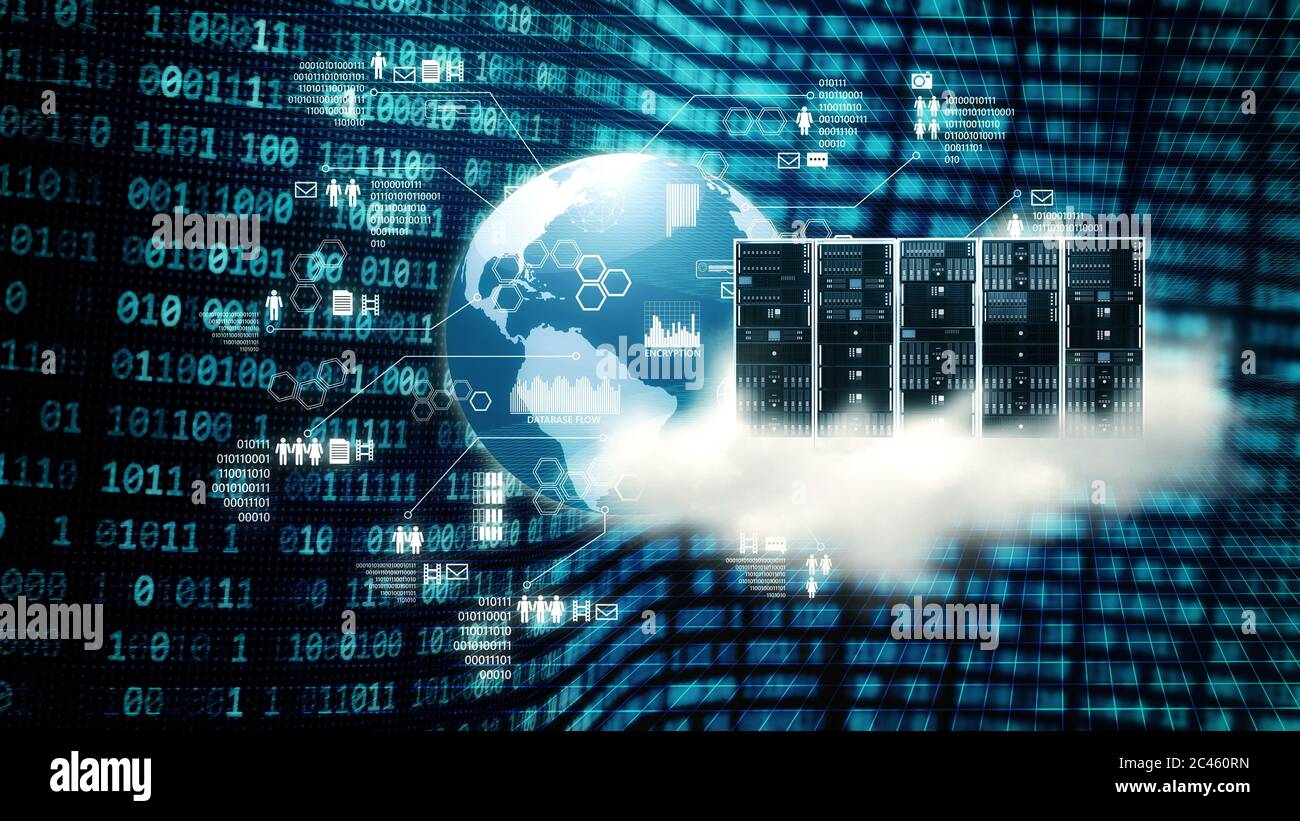 Database server data cloud hi-res stock photography and images - Alamy