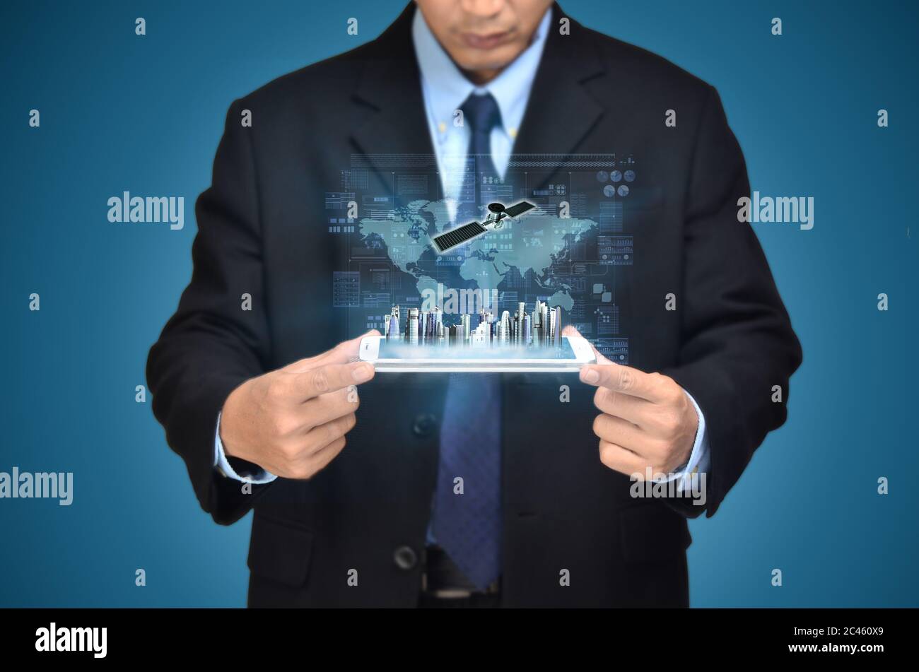 Worldwide Business Communication Stock Photo - Alamy