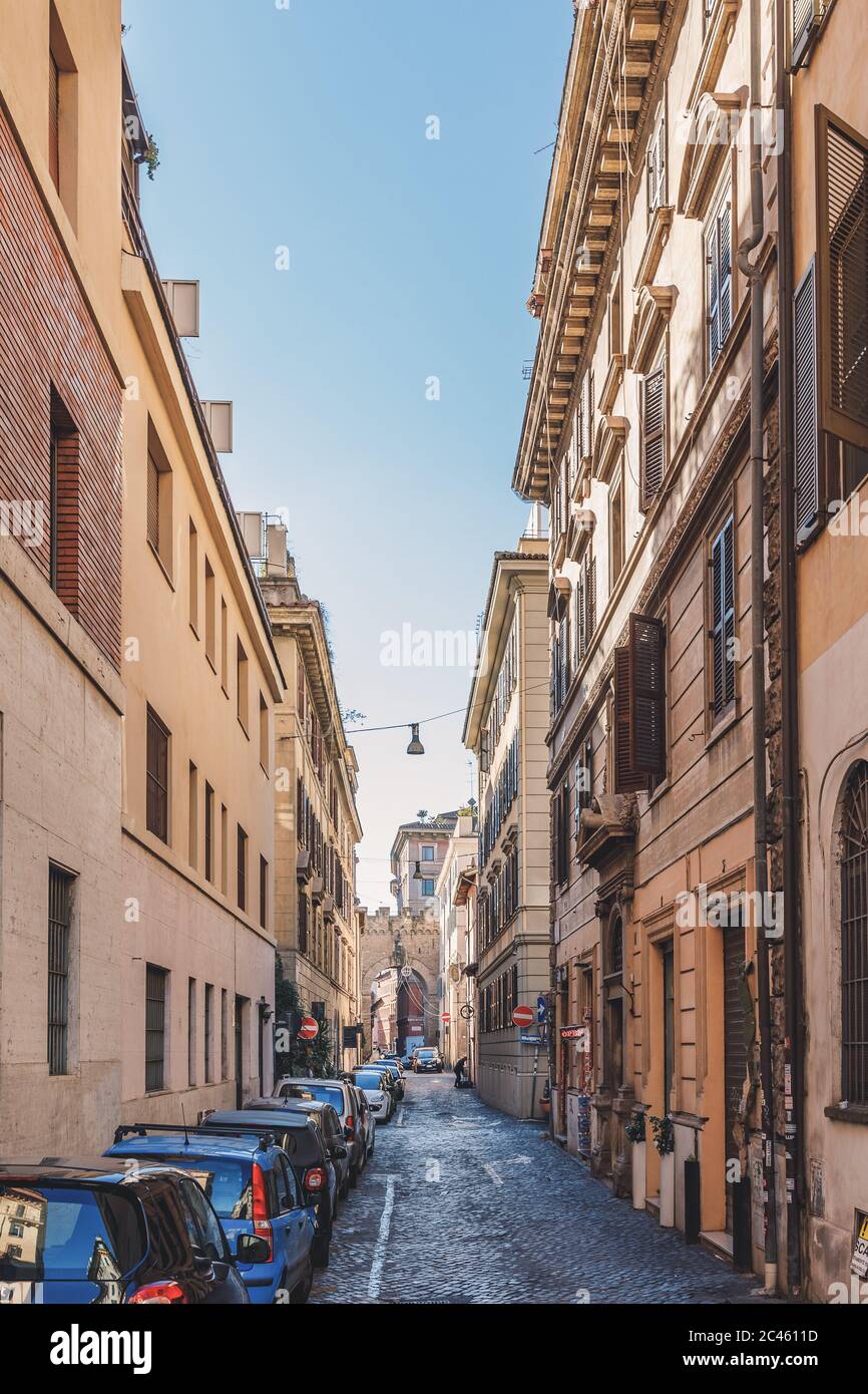 Cityscape – streets of Rome Stock Photo - Alamy