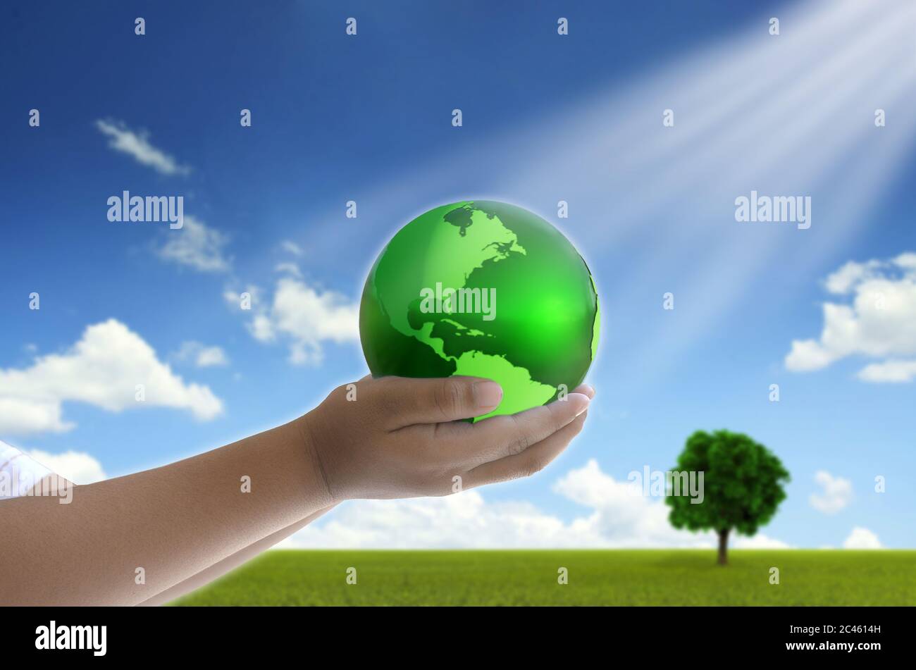 Green earth hi-res stock photography and images - Alamy
