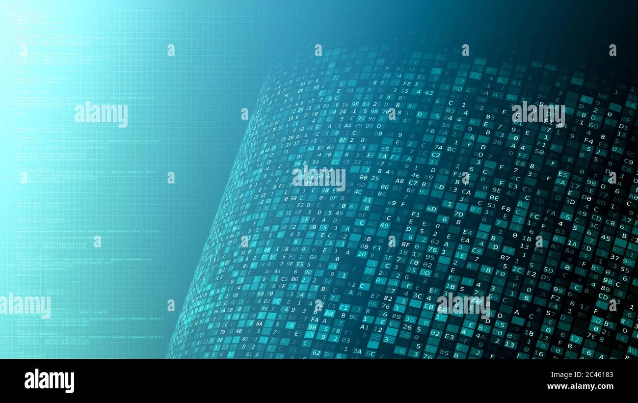 Internet digital data flow and processing concept Stock Photo - Alamy