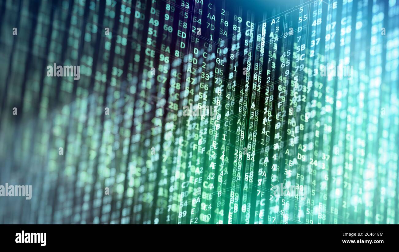 Internet digital data flow and processing concept Stock Photo - Alamy