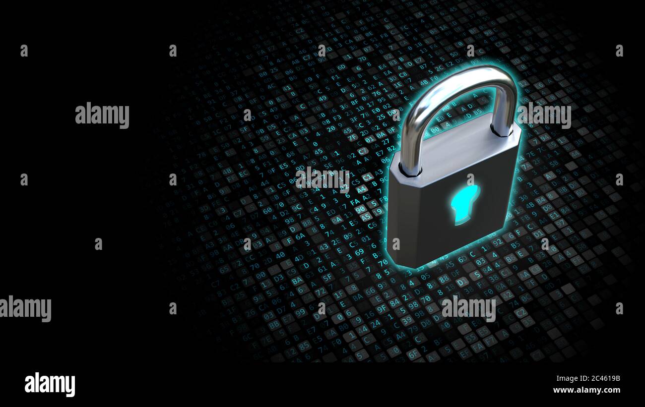 Secured Internet data protection Stock Photo - Alamy