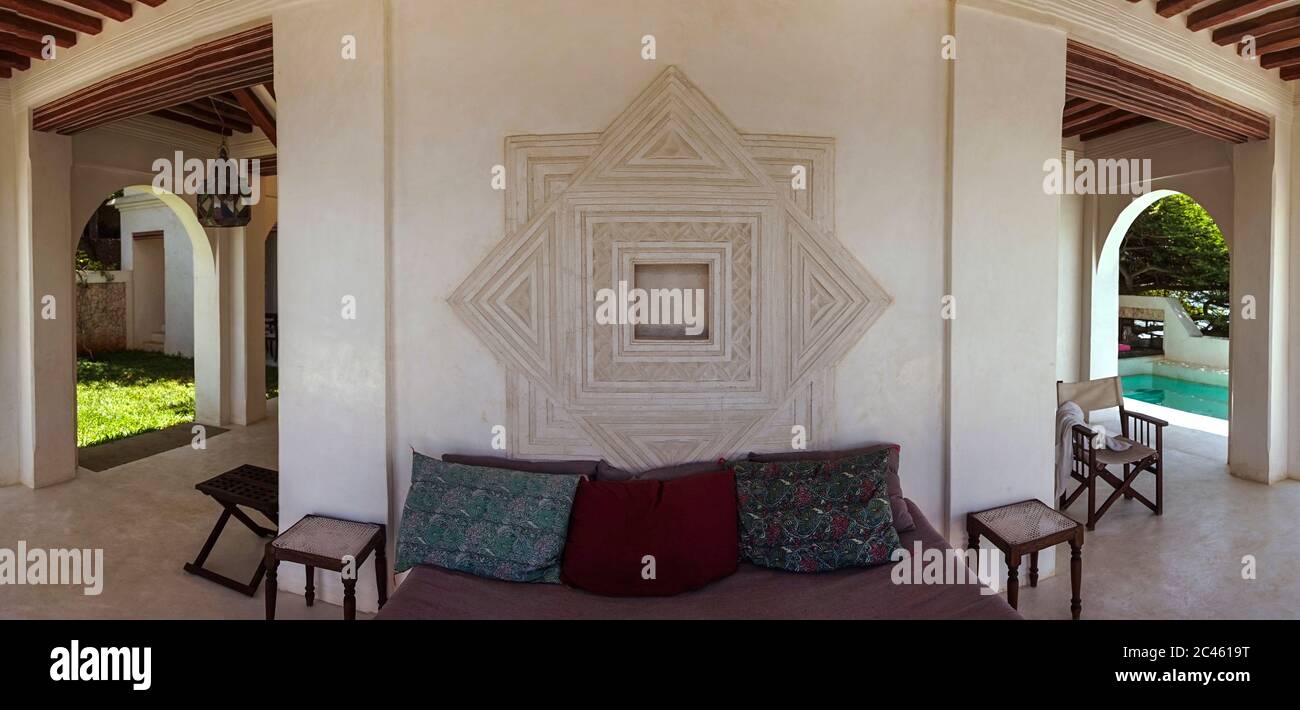 Niche architecture house swahili plasterwork hi-res stock photography ...