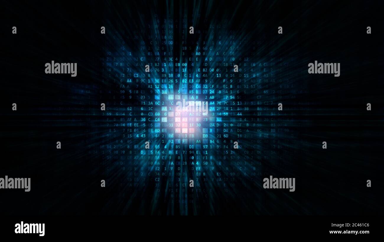 Internet Data Screen concept Stock Photo - Alamy
