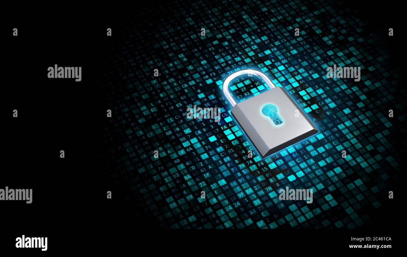 Internet data security Concept Stock Photo - Alamy