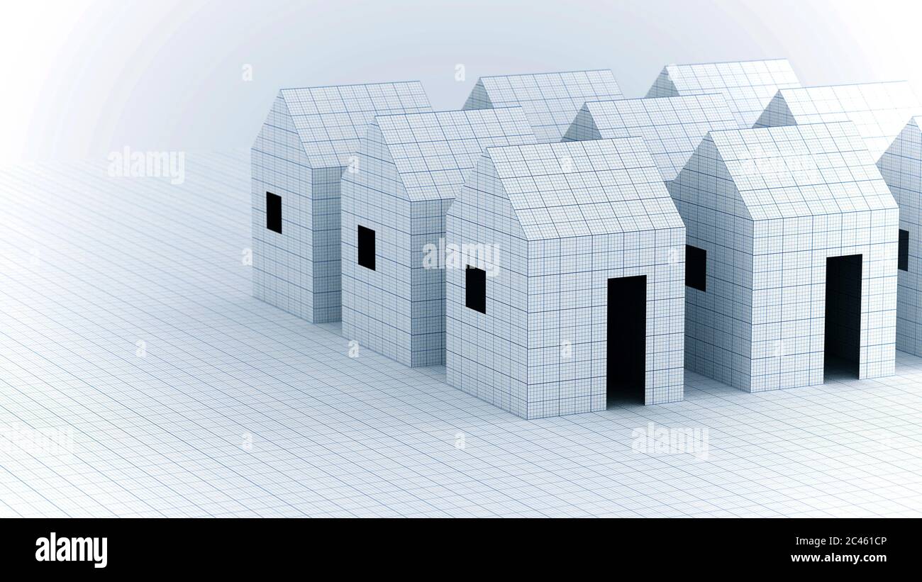 Paper house structural and Architecture Concept Stock Photo - Alamy