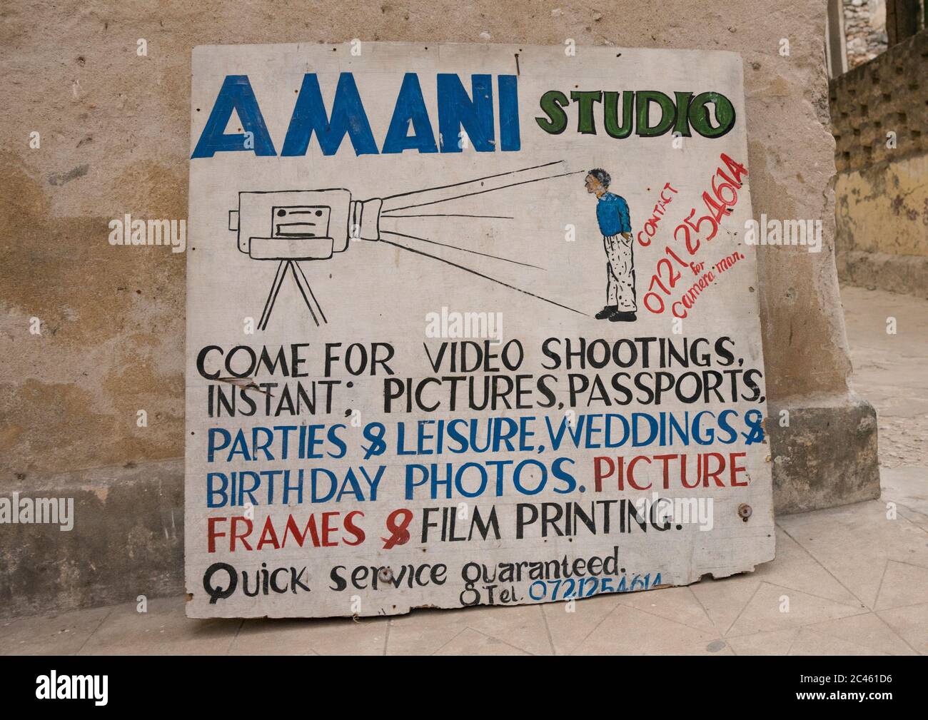 Amani photo studio, Lamu county, Lamu, Kenya Stock Photo - Alamy