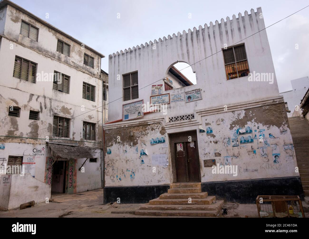 House in the old town, Lamu county, Lamu, Kenya Stock Photo - Alamy